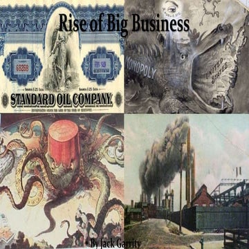 Rise of Big Business | PPT
