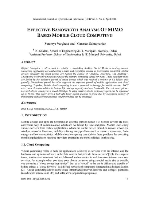 Ermo2 Algorithm An Energy Efficient Mobility Management In Mobile Cloud Computing System For 5g
