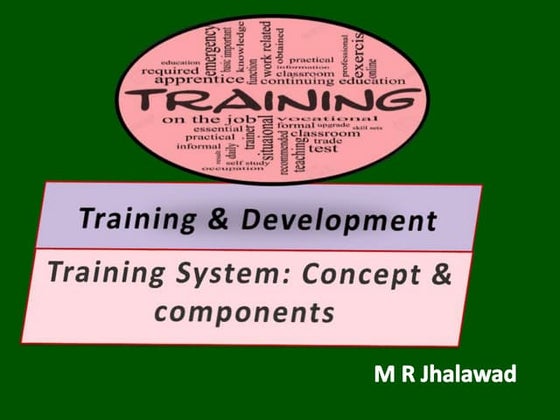 Training & Development - Systems Approach to Training | PPTX | Business ...