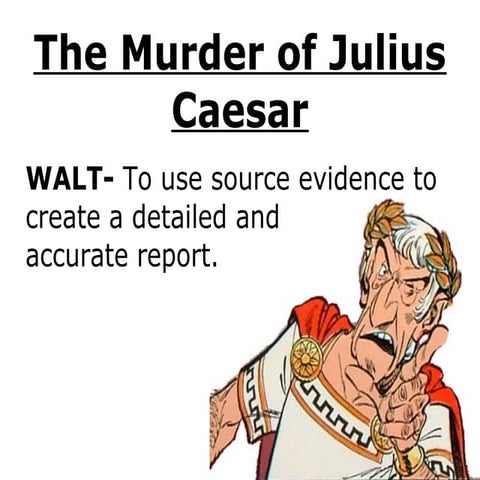 4. murder of caesar | PPT
