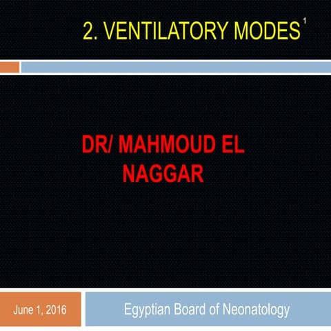 2. ventilatory modes | PPTX