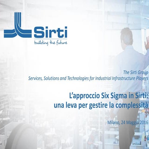 Chiapperini Francesco e Citterio Giuseppe, SIRTI – L’Approccio Lean Six ...