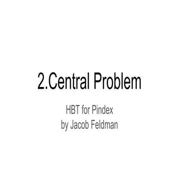 2.First Problem of HBT | PPT