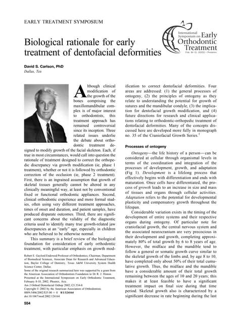 Skeletal and dental changes in the sagittal, vertical, and transverse ...