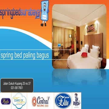 spring bed paling bagus | PPT