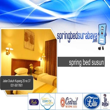 spring bed susun | PPTX