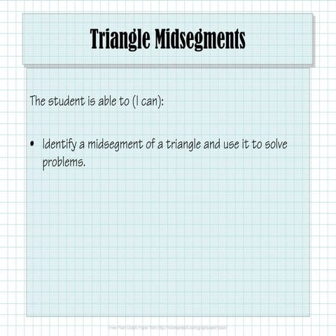2.5.3 Triangle Midsegments | PDF