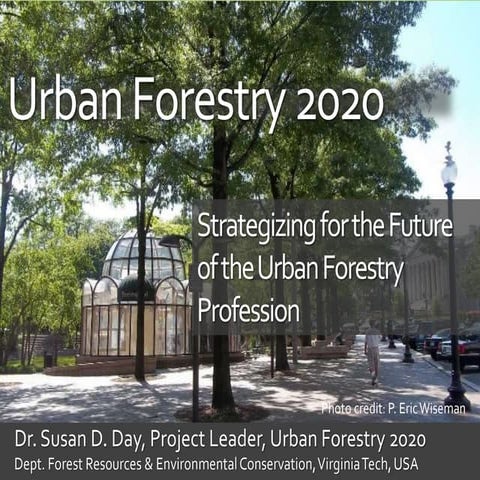 Urban Forestry 2020 | PPTX