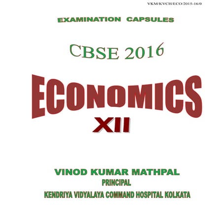 Economics 100 most important questions cbse | PDF