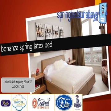 bonanza spring latex bed | PPT