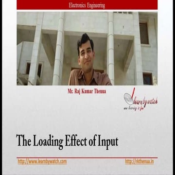 2.2.6 the loading effect of input impedance | PPTX
