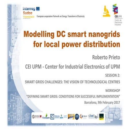 Modelling DC smart nanogrids for local power distribution | PDF
