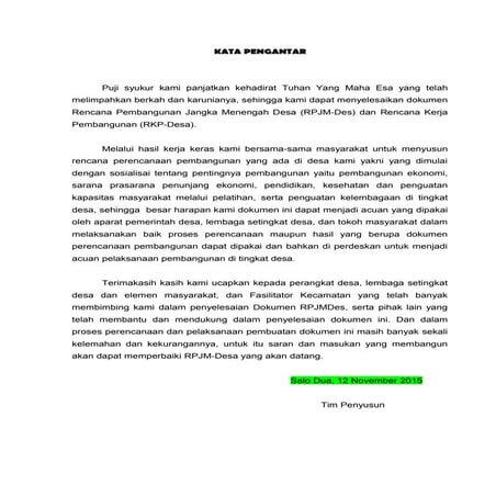 Kata Pengantar | PDF