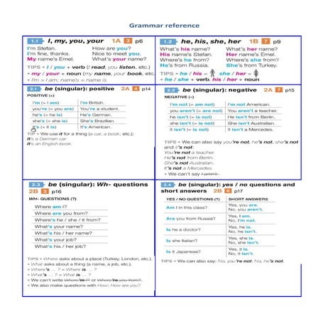 2. grammar reference llibre face 2 | DOC