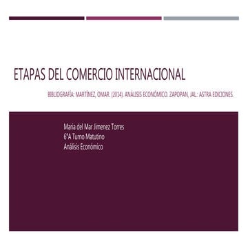 Etapas de comercio | DOCX
