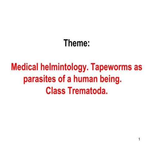 Trematodes by Dr. Rakesh Prasad Sah | PPTX