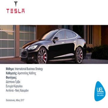 Tesla Inc. Business Strategy Analysis | Στρατηγική Tesla Inc. | PDF