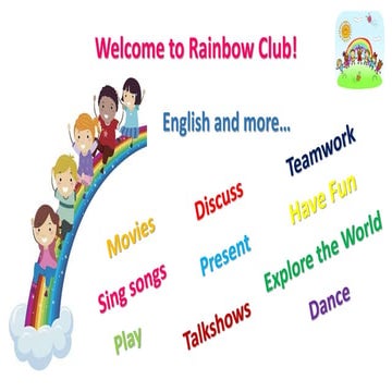 Rainbow Club 2. The Golden Rule - Halloween | PPTX