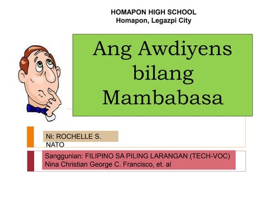 Mga kalimitang bahagi ng isang manwal | PPTX