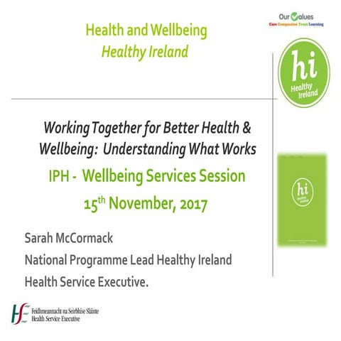 Sarah McCormack (HSE) | PPT