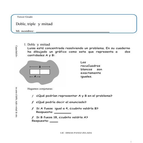 2. doble, triple y mitad | DOC