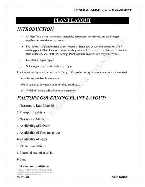 Utility & Plant Layout - Design & Standards.pptx
