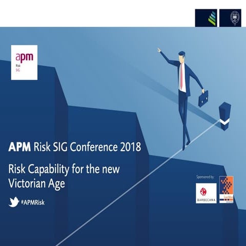 Jeremy Harrison APM RISK MANAGEMENT SIG CONFERENCE | PDF