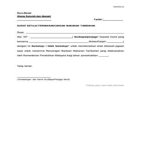 2.borang a2 surat setuju terima | DOCX