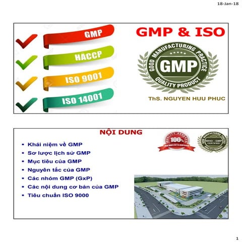 gmp & iso LECTURE | PDF