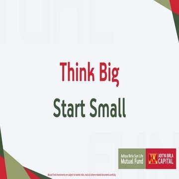 Think Big Start Small | PPT