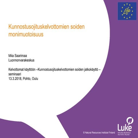Suomen suot - Uhanalaisia hiilivarastoja | PDF