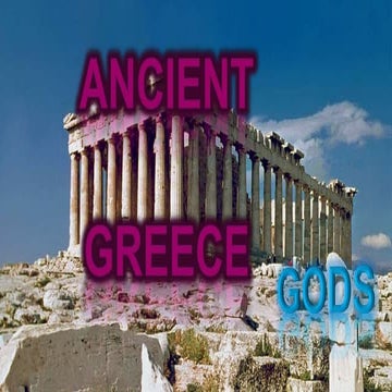 The gods and goddesses of Ancient Greece | PPT