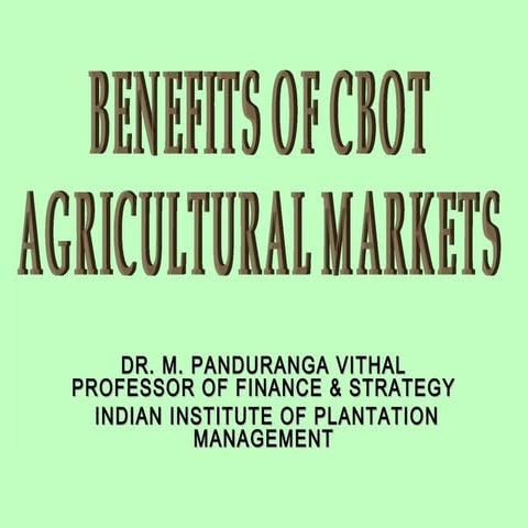 2. Benefits of CBOT | PPT