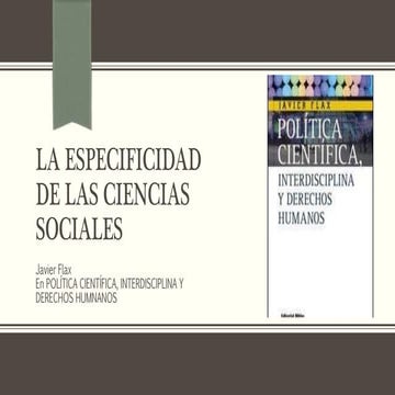 2.1. la especificidad de las ciencias sociales. flax pptx | PPTX