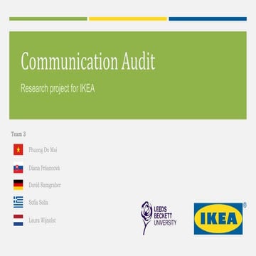 IKEA Sustainability Communication Presentation | PPTX | Business ...