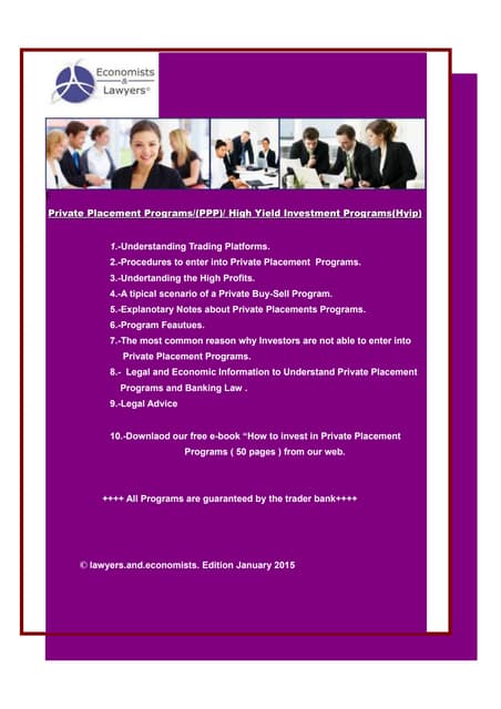 The guide-about-private placement-program | PDF