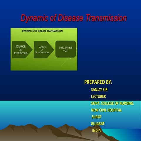 2. unit no iii dynamic of disease, Community Health Nursing | PPT