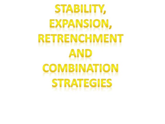 Combination Strategy | PPT