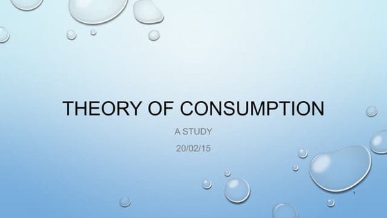 Chapter 3 theory of consumer behavior | PPT