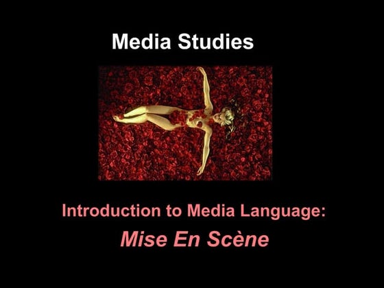5 elements of mise en scene | PDF