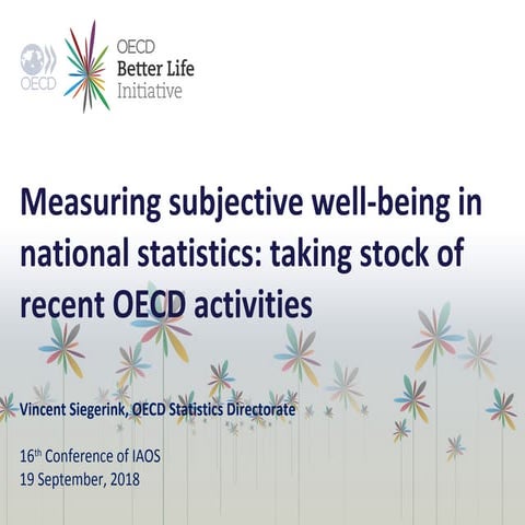 IAOS 2018 - Measuring subjective well-being in national statistics ...