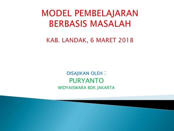 Model Pembelajaran Problem-based Learning.doc