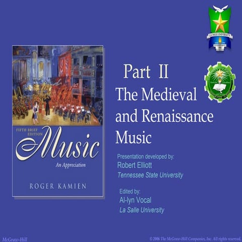 2. medieval and renaissance period5th ed | PPT