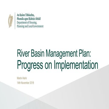 2. River Basin Management Plan: progress on implementation - Martin ...