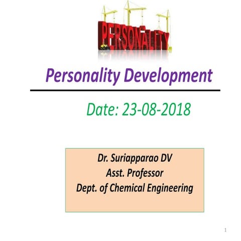 2. personality development | PPT