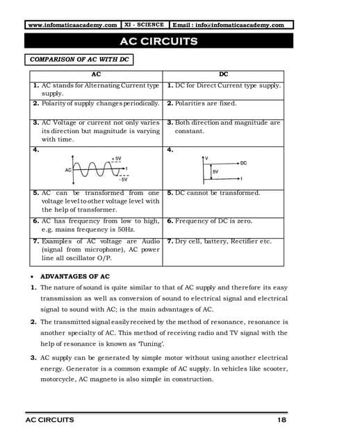 Basic Electrical Engineering- AC Circuit | PDF