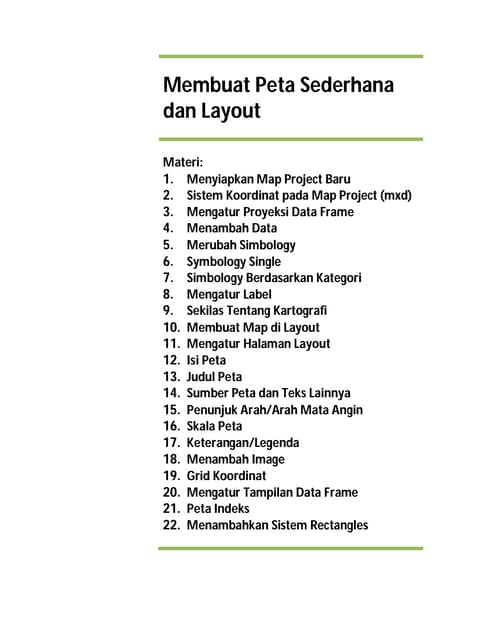 Laporan Layout Peta Dengan Qgis | PDF