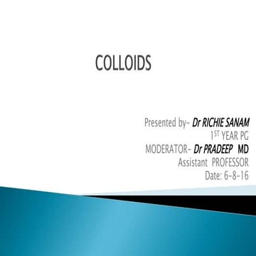 Plasma volume expanders | PPTX