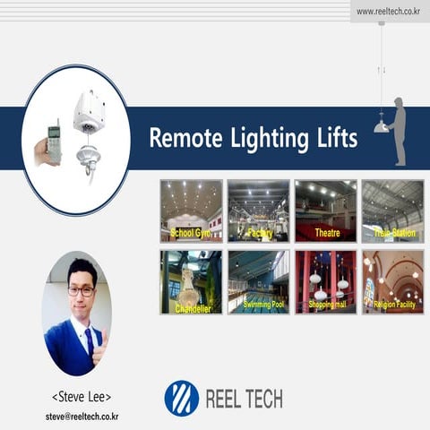 All about REEL TECH's Remote Lighting Lifter (Various Installation ...