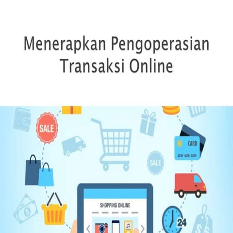 Menerapkan Pengoperasian Transaksi Online | PDF